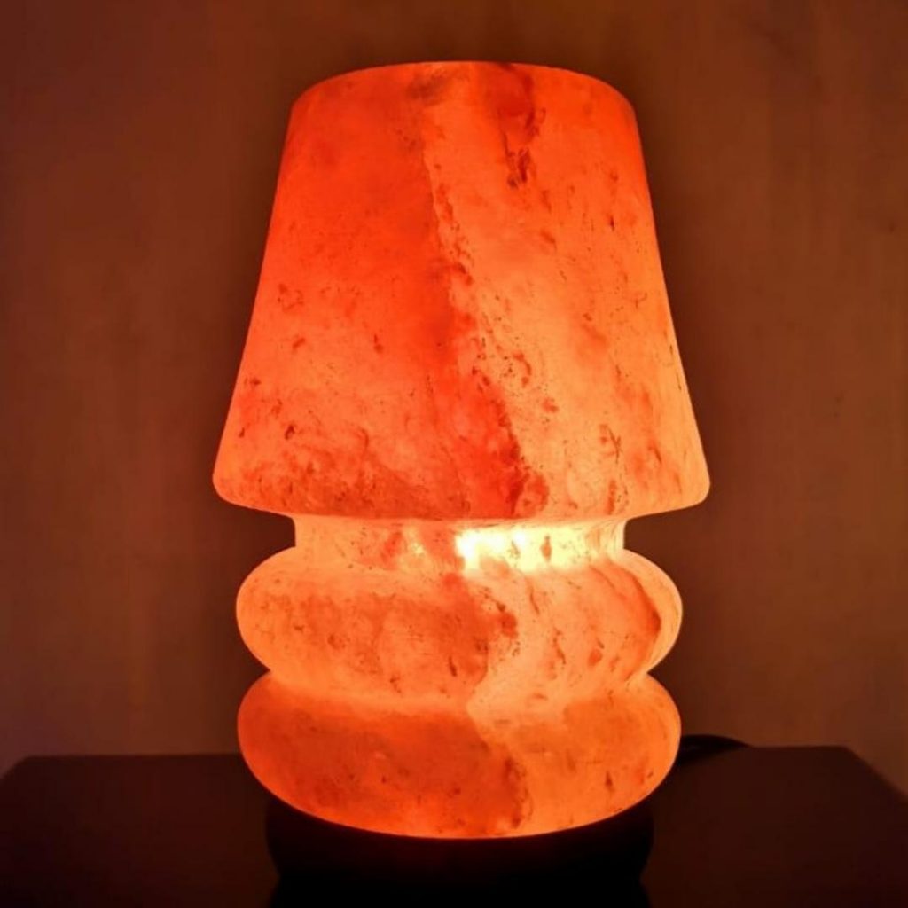 Himalayan Pink Salt Shade Lamp | Natural and Carved Lamps In Pakistan