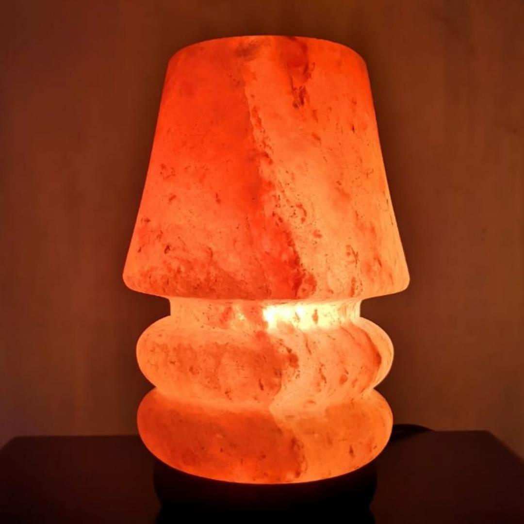 Himalayan Pink Salt Shade Lamp | Natural and Carved Lamps In Pakistan